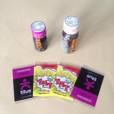 China Custom made pvc Shrink Sleeve Labels for bottle packaging stickers for sale