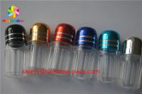 China silver and gold clear ps sex pill bottle container pill bottle plastic pill bottles sex capsule bullet shell casing for sale