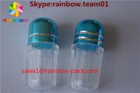 China pill bottle sex pill bottle container Plastic container capsule sex pill bottle with metal cap plastic pill bottles for sale