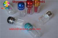 China custom made octagon shape pills bottle with round cap blue green gold green black silver red for sale