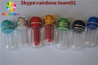 China Rhino empty pill bottles for sale sex pill bottle with ring cap capsule shaped container wholesale pill bottles for sale