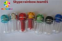 China Rhino empty pill bottles for sale sex pill bottle with ring cap capsule shaped container wholesale pill bottles for sale
