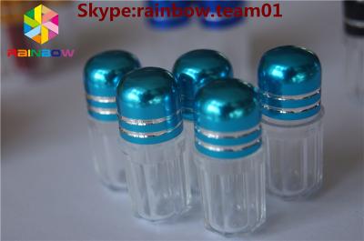 China rhino7 & rhino 25 empty  capsule shape container clear plastic capsules sex pill bottle container sex pill capsule for sale