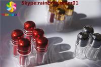 China Pill packaging capsule contianer with metal cap sex pill packaging capsule bottle with printed cap sex capsule packaging for sale