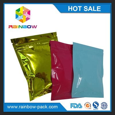 China Custom printed foil laminated mini k mylar bag for medicine pills tamper evident zip lock plastic bags for sale