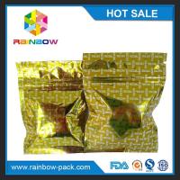China Gold Shinny Mini Foil Pouch Packaging / Hermetically Sealed Aluminium k Bags for sale