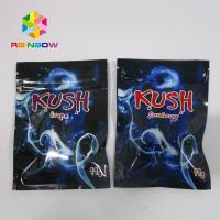China Resealable Spice Herbal Incense Packaging , k mylar bags One Side Clear for sale
