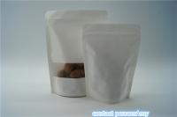 China k White Kraft Paper Snack Bag Packaging Environment Friendly for sale