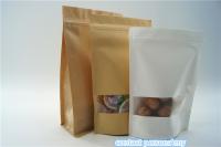 China k White Kraft Paper Snack Bag Packaging Environment Friendly for sale