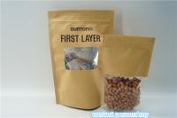 China Kraft Paper Resealable k Stand Up Pouches / Food Packaging Pouches for sale