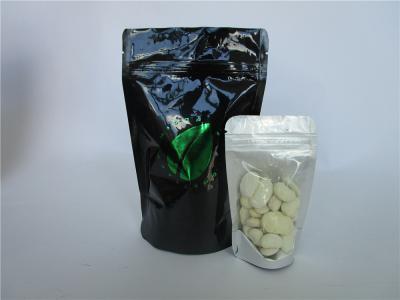 China Stand Up Customized Canabis Bags With Clear Window / Gummy Zipper Sachet Tear Notch for sale