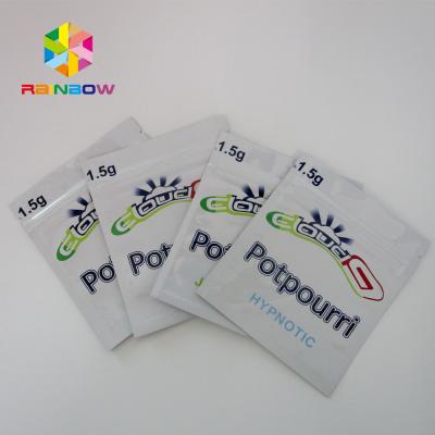 China Male Enhancement Pill Bags 3 - Side Seal Zip Flat Pouch Packaging With Hang Hole for sale