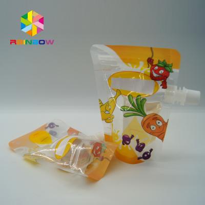 China Eco - Friendly Stand Up Spout Pouch Plastic Pouches Packaging With k for sale