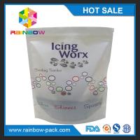 China Matte Customized logo Printing Stand up k Pouch with bottom gusset for sale