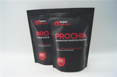 China High quality aluminum foil nutrition stand up packaging bag with zipper for sale