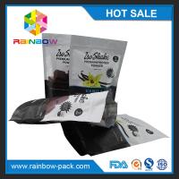 China Food grade 1kg stand up whey protein powder packaing bag with k for sale