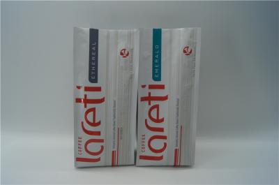 China Customzied side gusset coffee packaging bags for ground coffee with valve for sale