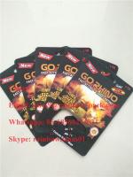 China Wholesale USA rhino pill packaging blister 3D card for Go Rhino capsule container/bullet/bottle for sale