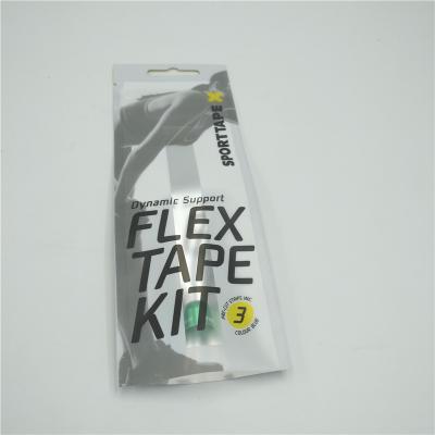 China Hanging Bottom Open Plastic Pouches Packaging , Three Side Seal Pouch Custom Printed for sale
