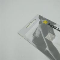 China Hanging Bottom Open Plastic Pouches Packaging , Three Side Seal Pouch Custom Printed for sale