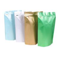 China Custom Printed Matt Roasted Coffee Bean Packaging Bag Stand up Pouch Aluminum Coffee Packaging Bags 250g with Valve for sale