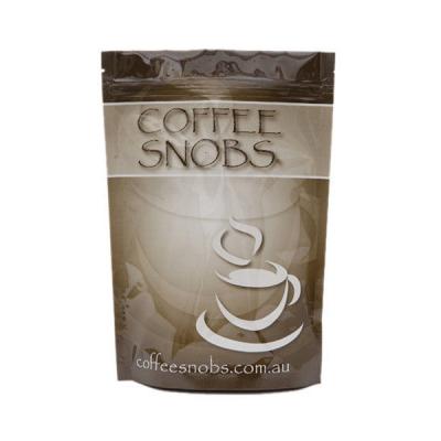 China Custom 250g 500g 1kg square block flat bottom k coffee bean packaging bag for sale