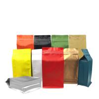China Heat Sealable Compound Stand Up Foil Food Coffee Tea Bag With Zipper 1kg 500g for sale