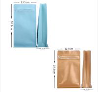 China Reusable matt black Plastic Pouches Packaging stand up pouch for coffee bean for sale