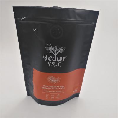 China Custom Printed stand up Foil Laminated Black Mylar k Bags for sanck candy coffee cookie for sale