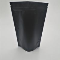 China 1lb Matte White Plastic Resealable Stand Up Coffee Pouch With Valve for sale