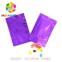 China Flat Shape Aluminum Foil Pouch Packaging Hemp Seed Bag Pouch With Zipper for sale