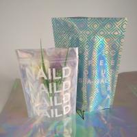 China Zip Lock Plastic Pouches Packaging / Holographic Mylar Plastic Bag Laser Printed for sale