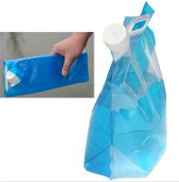 China Outdoor Sports Spout Pouch Packaging 2L 3L 5L 10L BPA Free Folding Water Spout Pouch for sale
