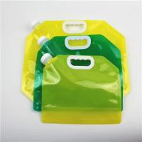 China Outdoor Sports Spout Pouch Packaging 2L 3L 5L 10L BPA Free Folding Water Spout Pouch for sale