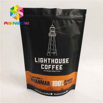 China Resealable k Stand Up Coffee Pouches Bag For Food , Custom Size for sale