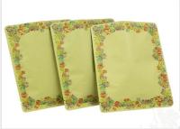China Gold Crystal Three Side Sealed Plastic Bags For Eye / Facial Mask , Eco Friendly for sale