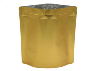 China Custom Printing Stand Up Snack Bag Packaging / Food Packaging Bags With Aluminium Foil for sale