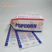 China Heat Seal Microwave Paper Bag Popcorn Anti - Oil With Costomized Color for sale