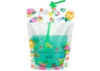 China Juice Drink Stand Up Bags Custom Printing CMYK Color FDA Certificate With Handle for sale