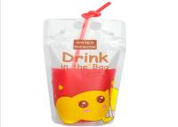China Food Safety Level Plastic Pouches Packaging Stand Up For Milk  / Tea / Juice for sale