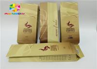 China Custom Printed Drip Coffee Side Gusset Packaging Bag For Roasted Coffee with Valve and Tin Tie Coffee Bean Powder Pouch for sale
