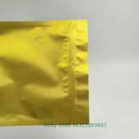 China Gold Laminated Aluminum Plastic Pouches Packaging 25g / 50g / 100g For Tea for sale