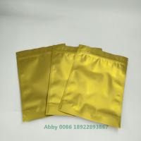 China Gold Laminated Aluminum Plastic Pouches Packaging 25g / 50g / 100g For Tea for sale