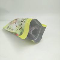 China Gold Foil Stand Up Pouches 200g / 250g For Protein Powder Logo Customized for sale