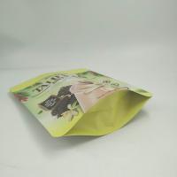China Gold Foil Stand Up Pouches 200g / 250g For Protein Powder Logo Customized for sale
