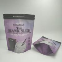 China Gold Foil Stand Up Pouches 200g / 250g For Protein Powder Logo Customized for sale