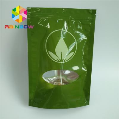China Glossy Printed Stand Up Pouches Aluminum Foil For Tea Packaging for sale