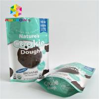China Reusable Stand Up Bags Customized Printing Tear Notches For Cookie for sale