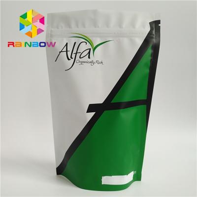 China Eco - Friendly Aluminum Foil Stand Up Bags , Plastic Pouch Packaging  For Tea protein powder. for sale
