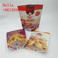 China Zip Lock Snack Packaging Bags SGS FAD Certificated With Clear Bottom for sale